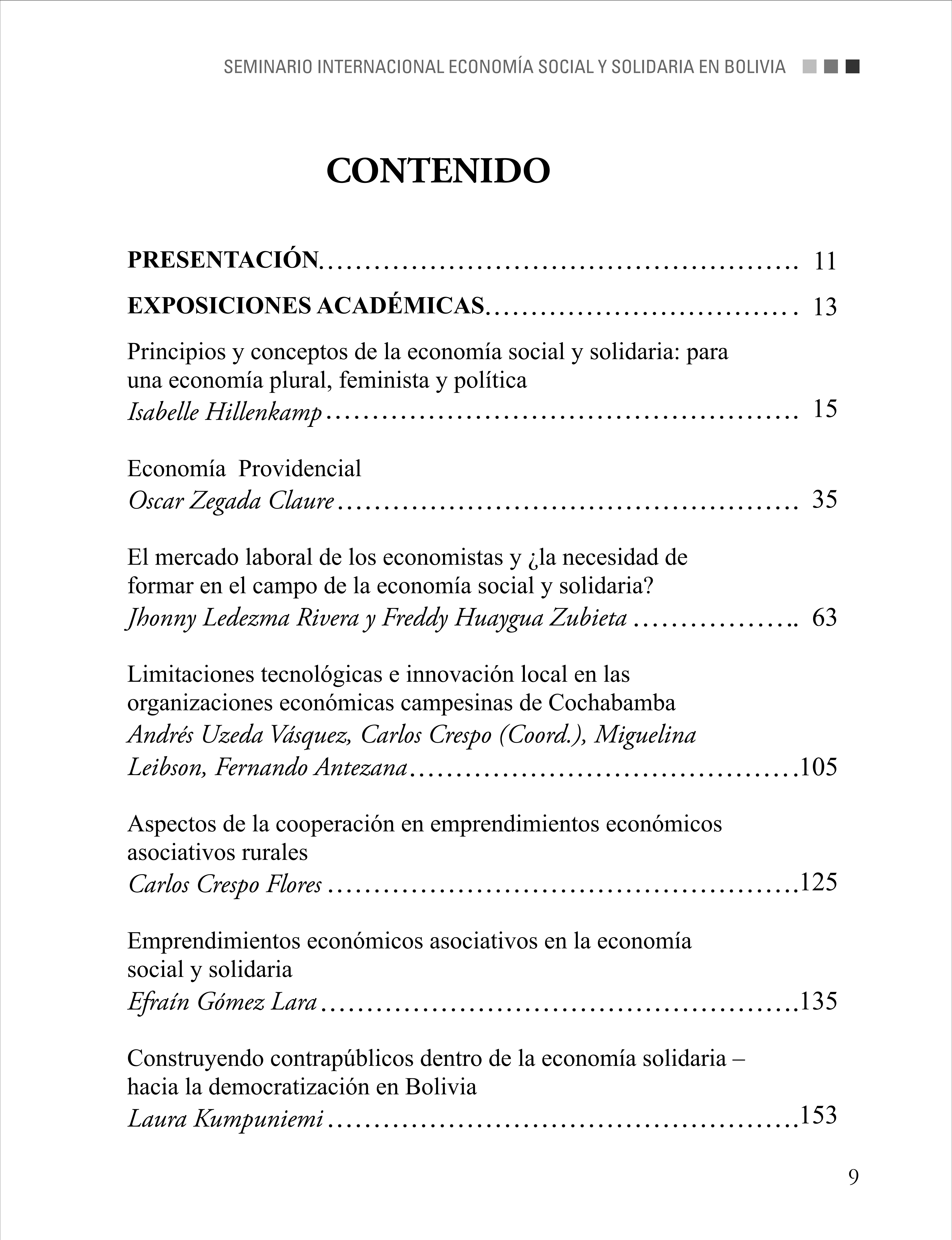 Libro: Memoria Seminario Internacional Economía Social y Solidaria en ...